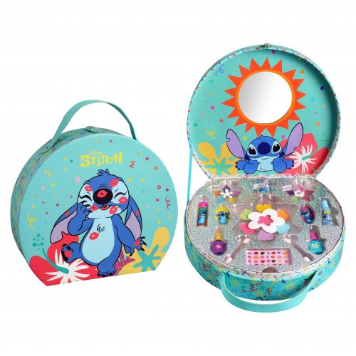Disney Stitch Round Makeup Case Ilukomplekt 1 tk